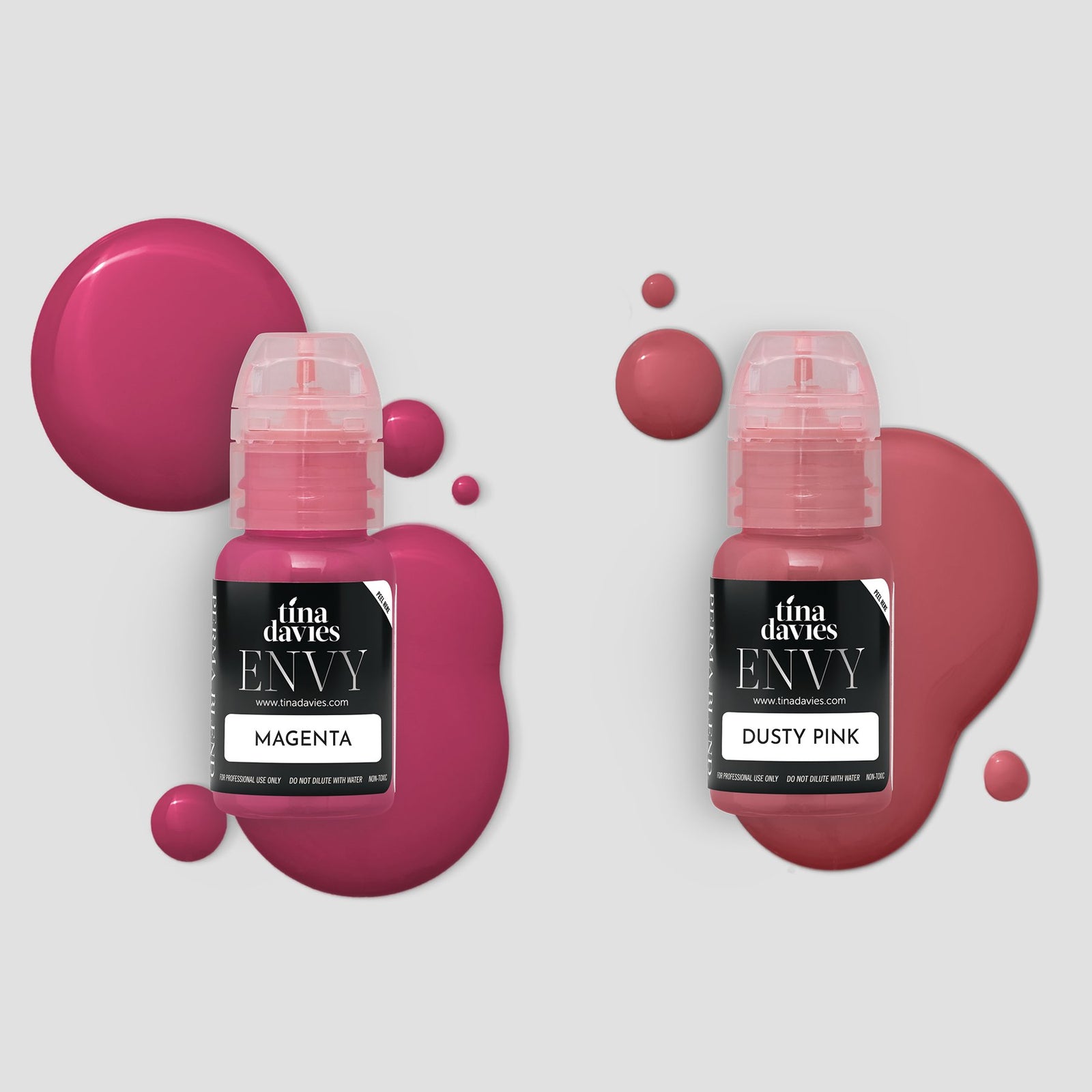 Tina Davies Envy Lip Pigment Collection - Long-Lasting PMU Lip Shades