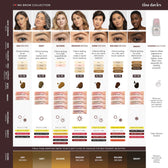 Tina Davies I ️ INK Brow Color Chart - Color Selection Guide