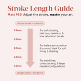 DragonHawk Mast P60 Wireless Tattoo Machine With Adjustable Stroke